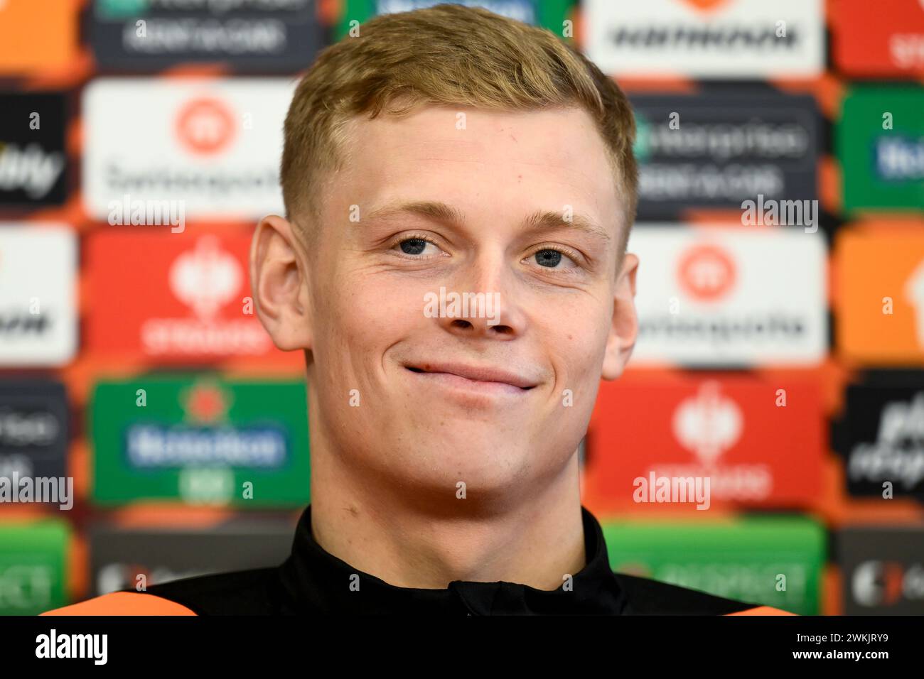 Prague, Czech Republic. 21st Feb, 2024. Player Filip Panak attends a ...