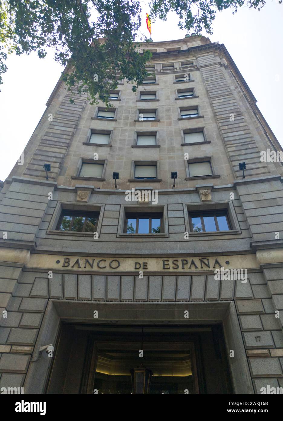 Barcelona, Spain - Jun 27th, 2023: Barcelona headquarters of the Bank ...