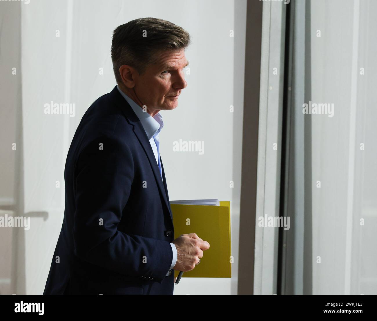 Kiel, Germany. 21st Feb, 2024. Heiner Garg (FDP), member of the ...