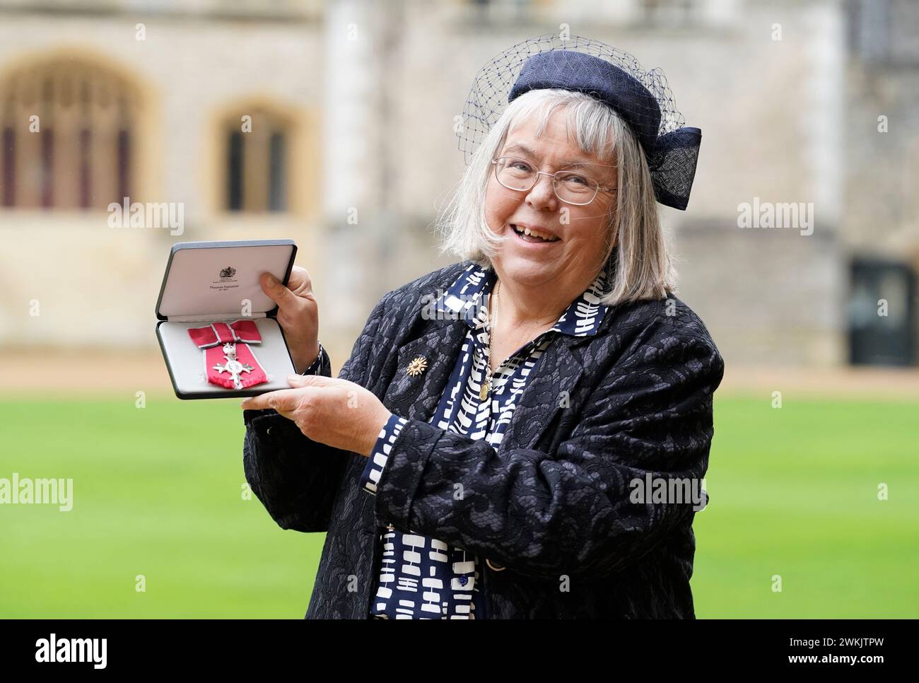Lydia Otter after being made a Member of the Order of the British ...