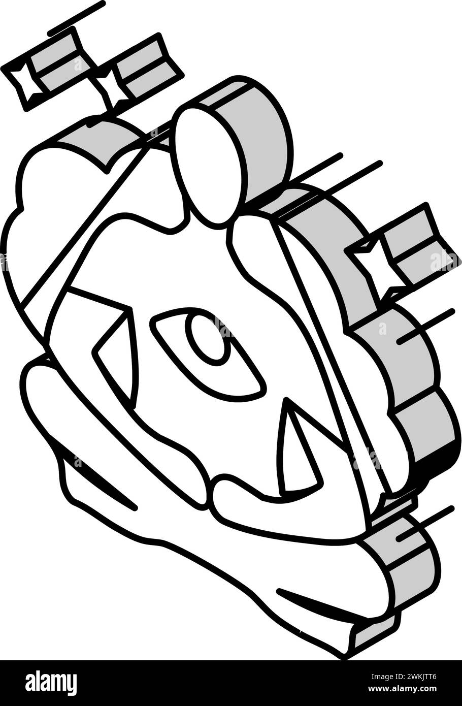 focused meditation yoga isometric icon vector illustration Stock Vector ...