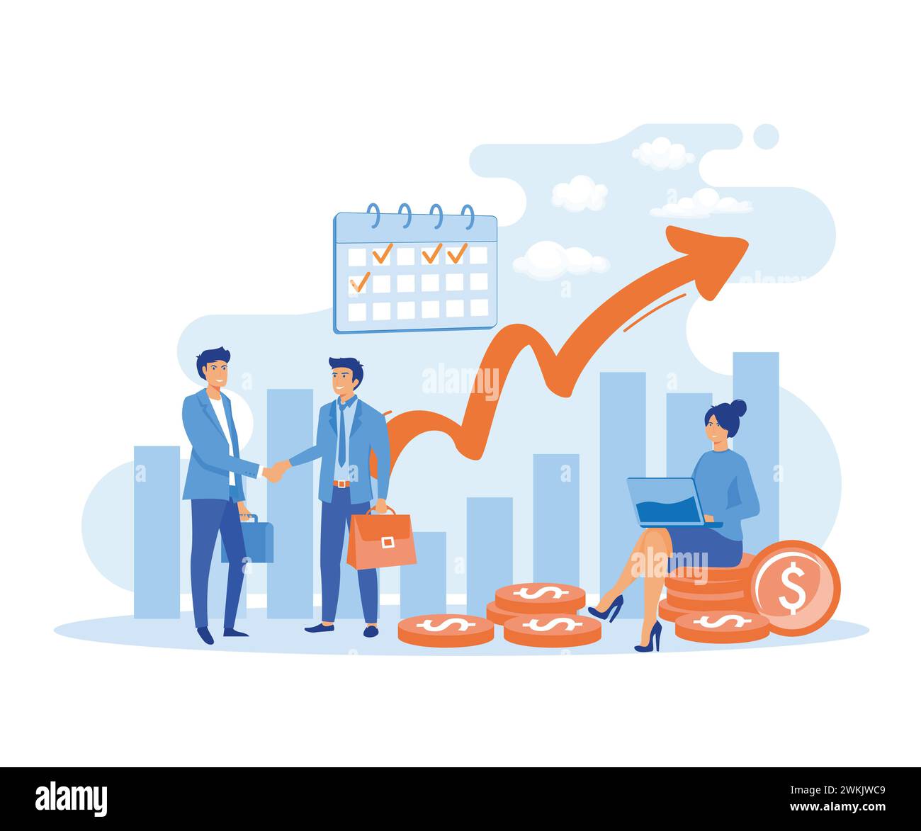 Teamwork start Stock Vector Images - Alamy