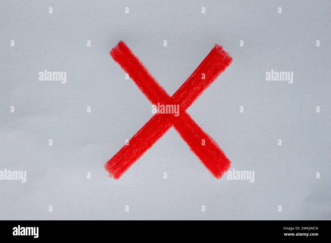 Red x sign hi-res stock photography and images - Alamy