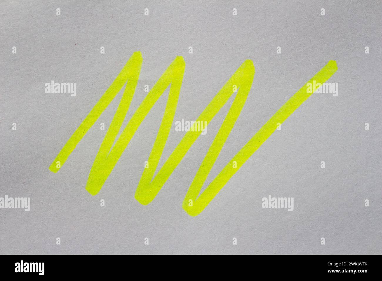 Hand drawn yellow doodle on white paper Stock Photo - Alamy