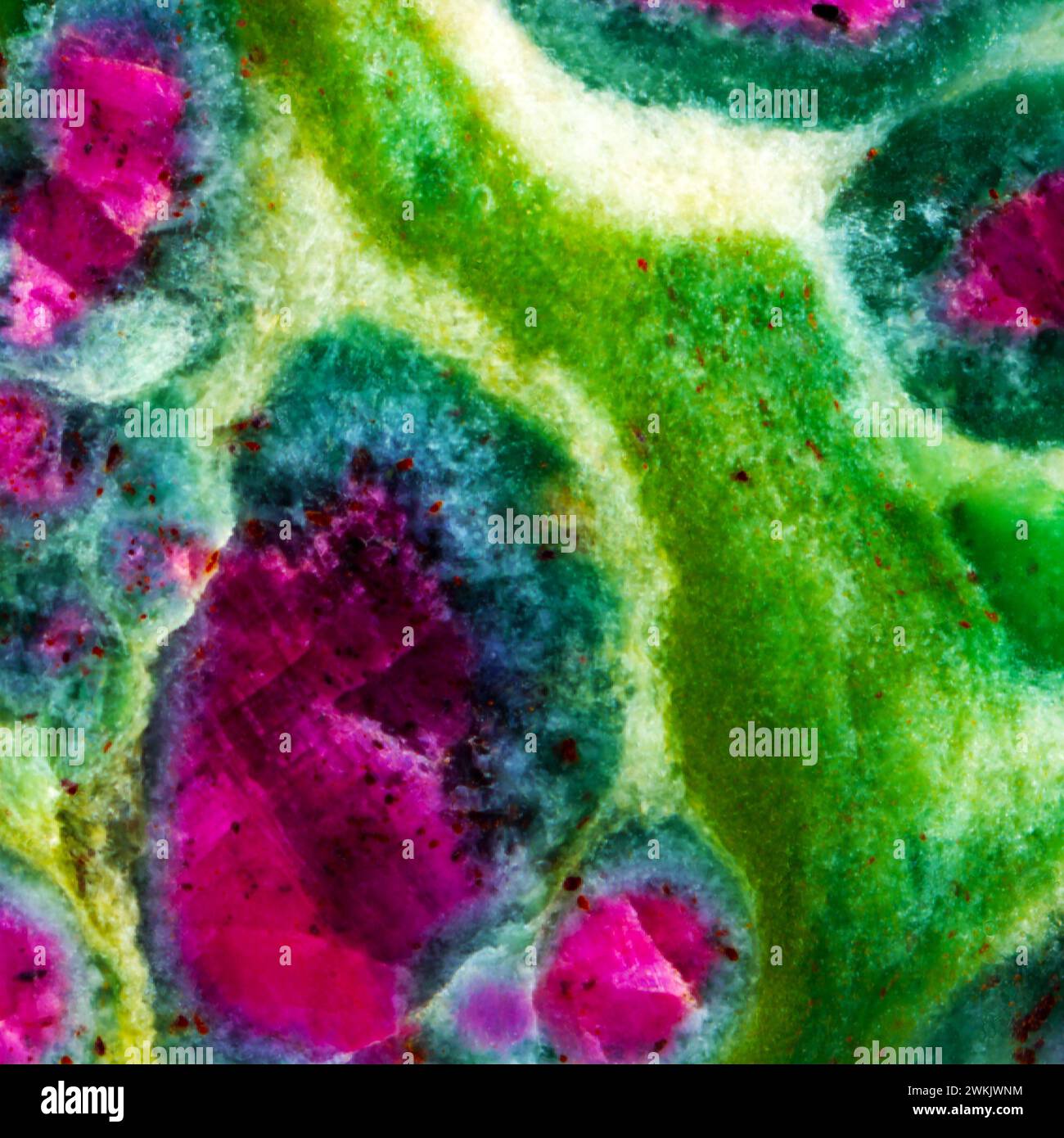 Weston Rare Minerals Collection: Ruby Green Stock Photo - Alamy