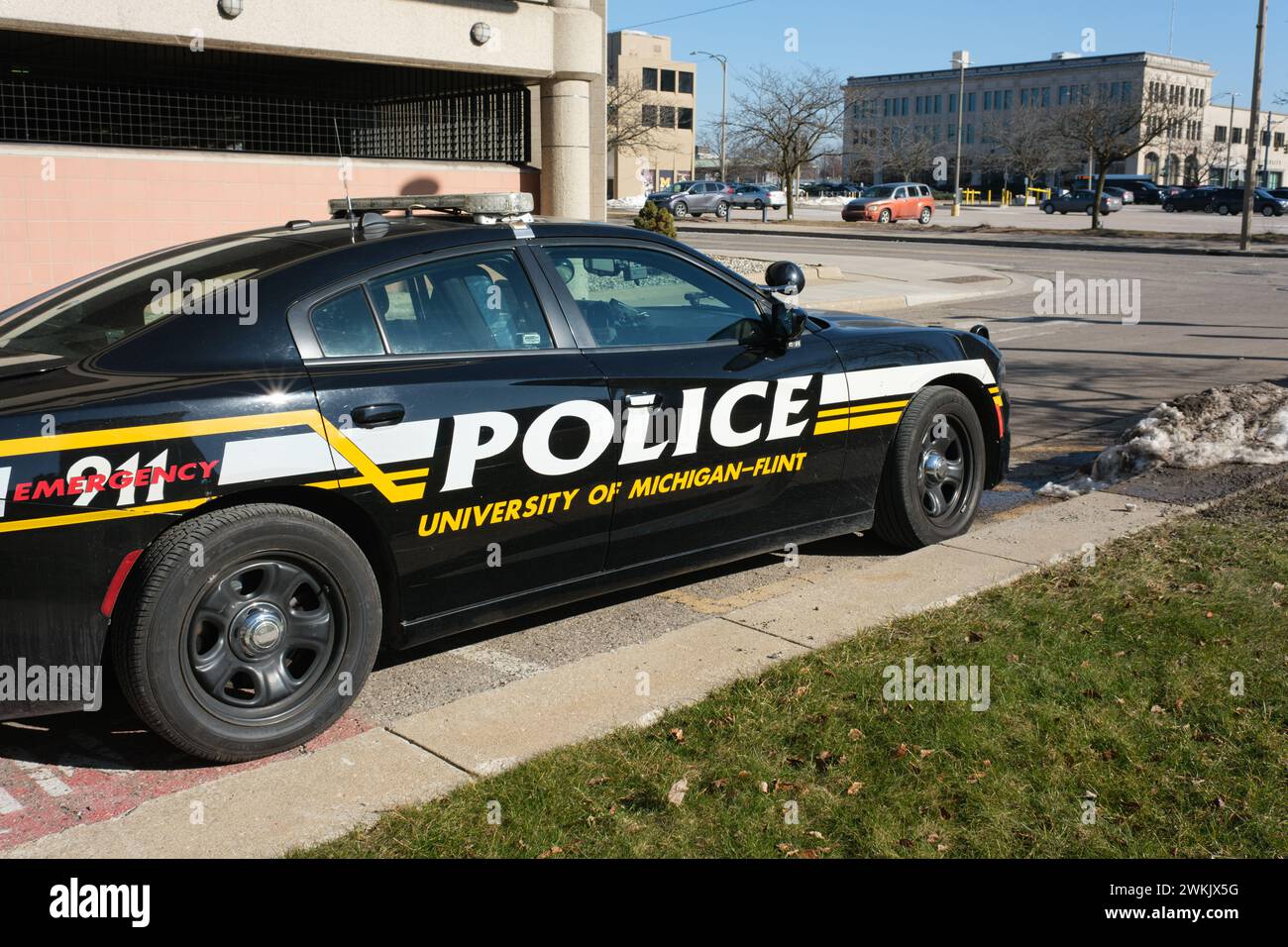 University of Michigan Flint police car in Flint Michigan USA Stock ... University of Michigan Flint police car in Flint Michigan USA Stock ...