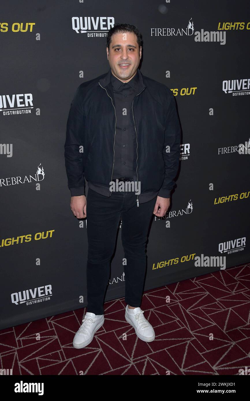 Omar Jon Ajluni beim Special Screening des Kinofilms Lights Out im The ...