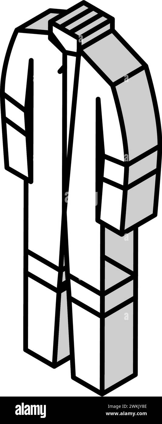 safety procedures tool work isometric icon vector illustration Stock ...