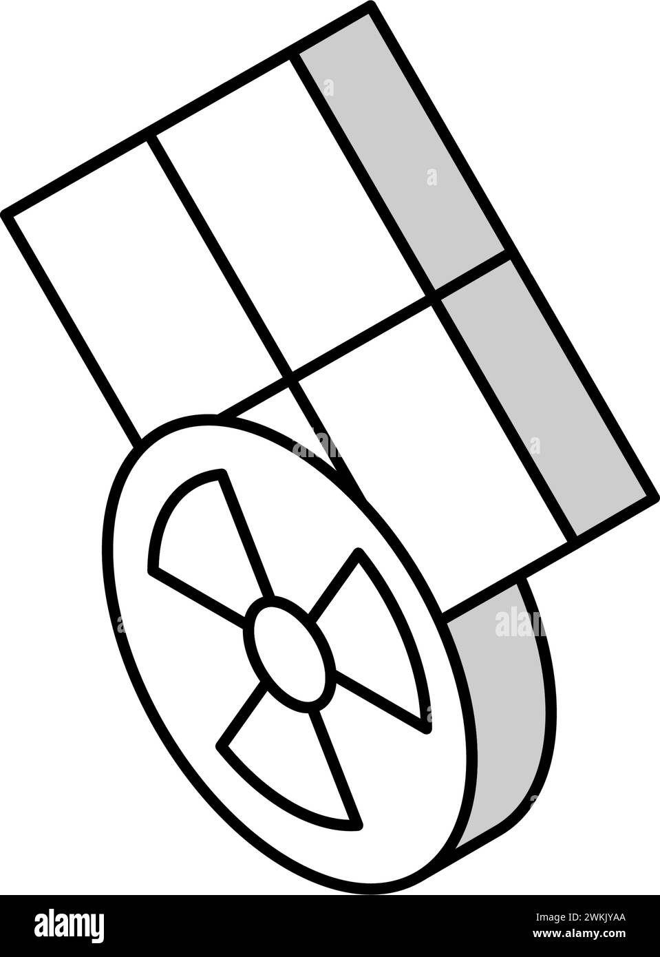 hazardous materials tool work isometric icon vector illustration Stock ...