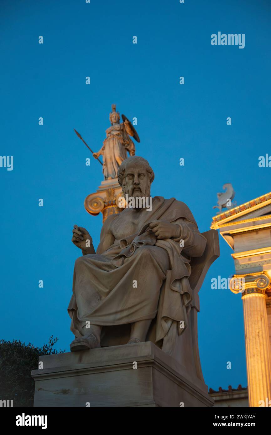 Sentinel of the Sky, Athens Greece Stock Photo - Alamy