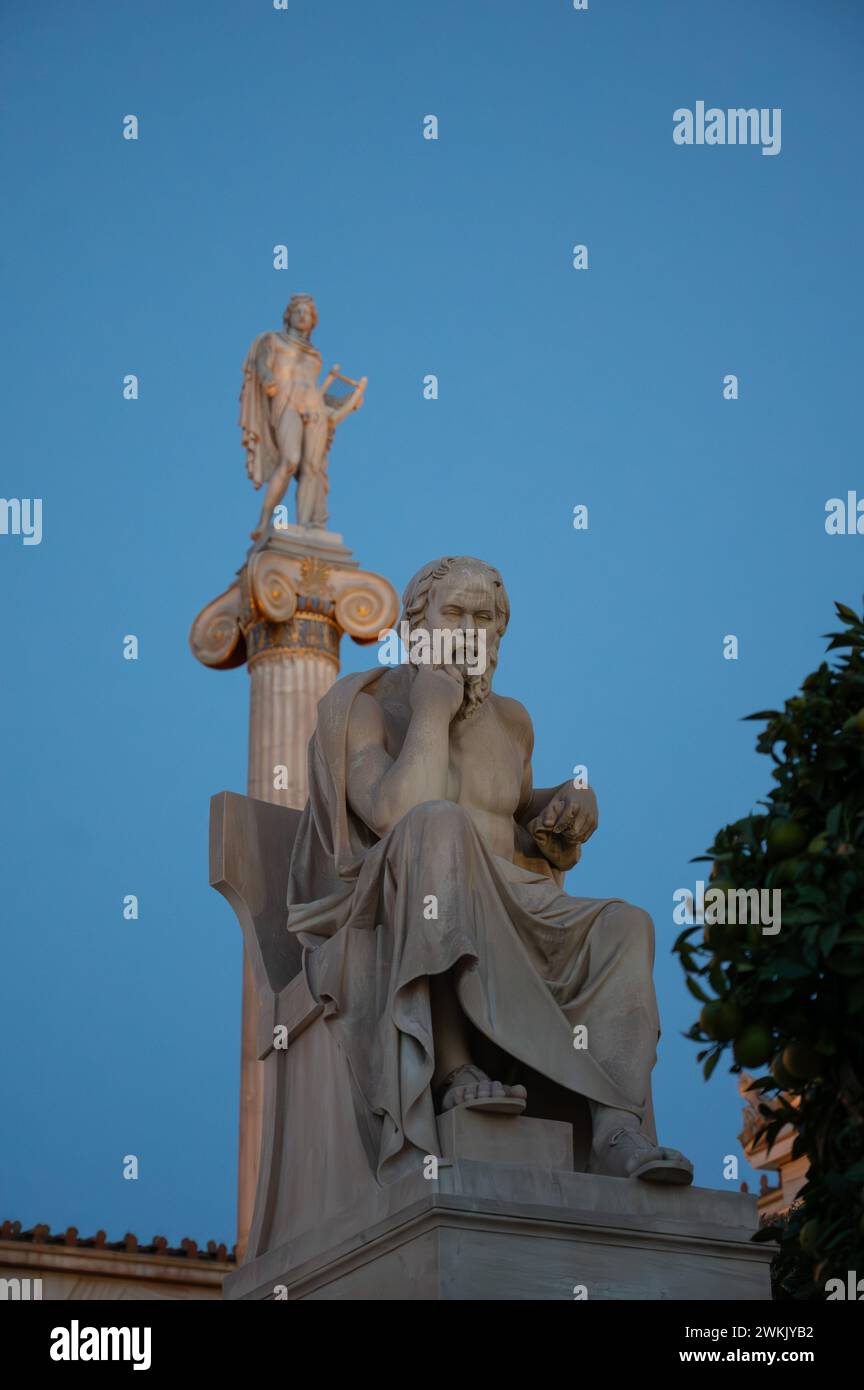 Sentinel of the Sky, Athens Greece Stock Photo - Alamy