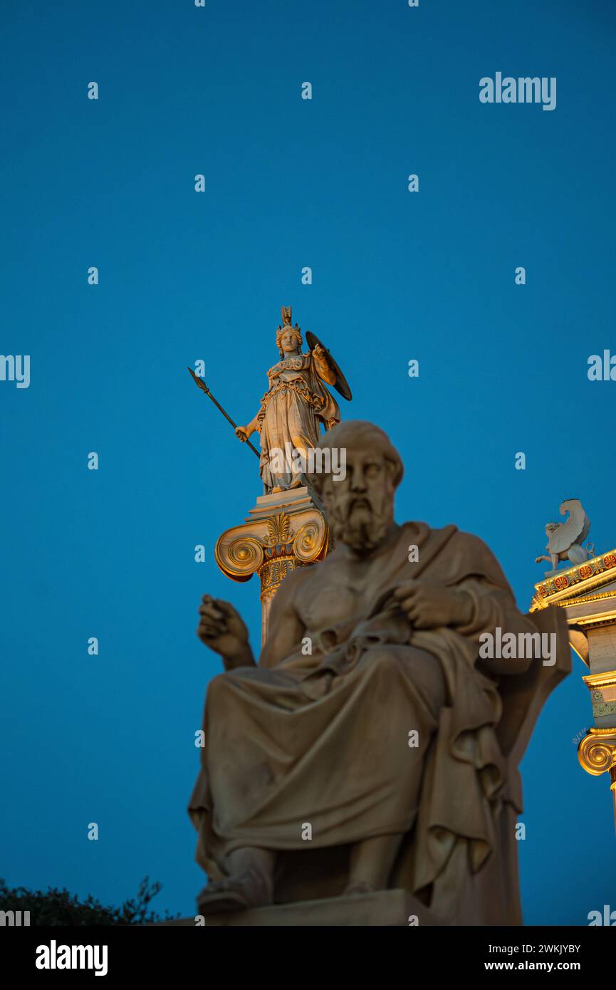 Sentinel of the Sky, Athens Greece Stock Photo - Alamy