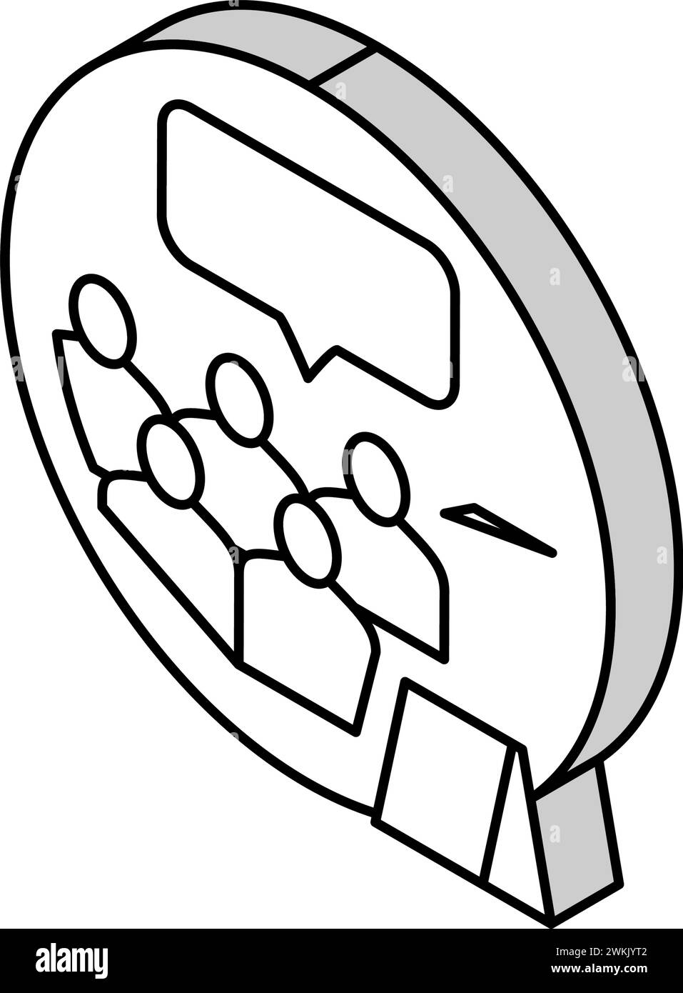 circumstantial evidence crime isometric icon vector illustration Stock ...