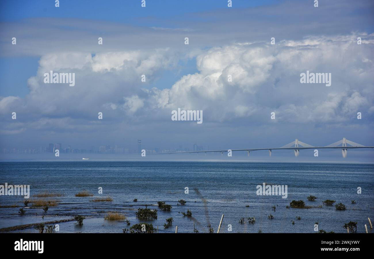 Kinmen. 21st Feb, 2024. This photo taken on Feb. 21, 2024 shows the ...
