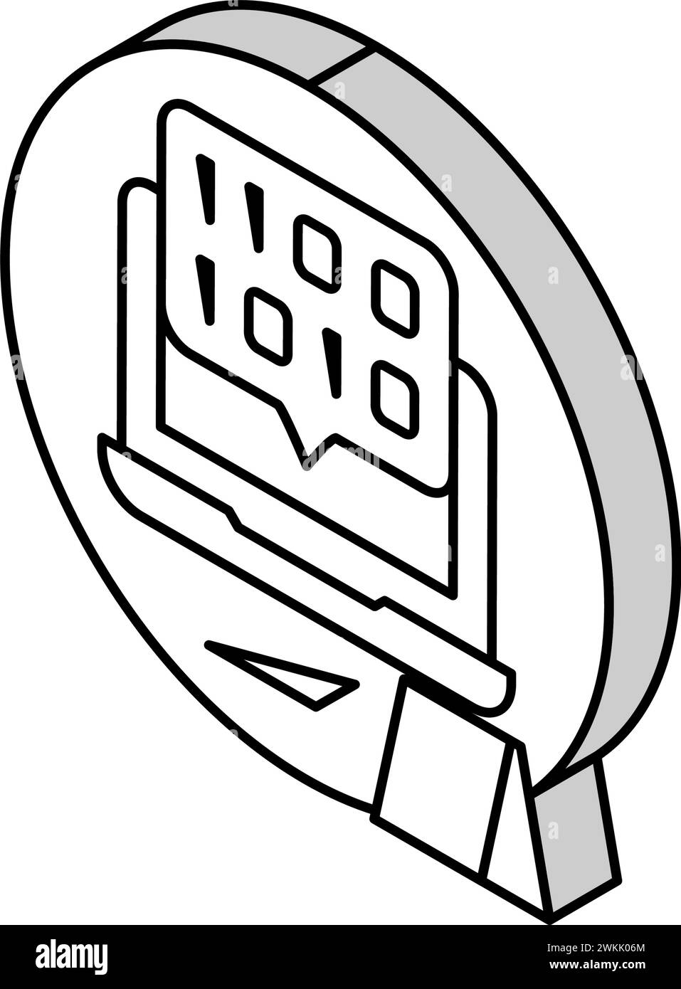 digital evidence crime isometric icon vector illustration Stock Vector ...