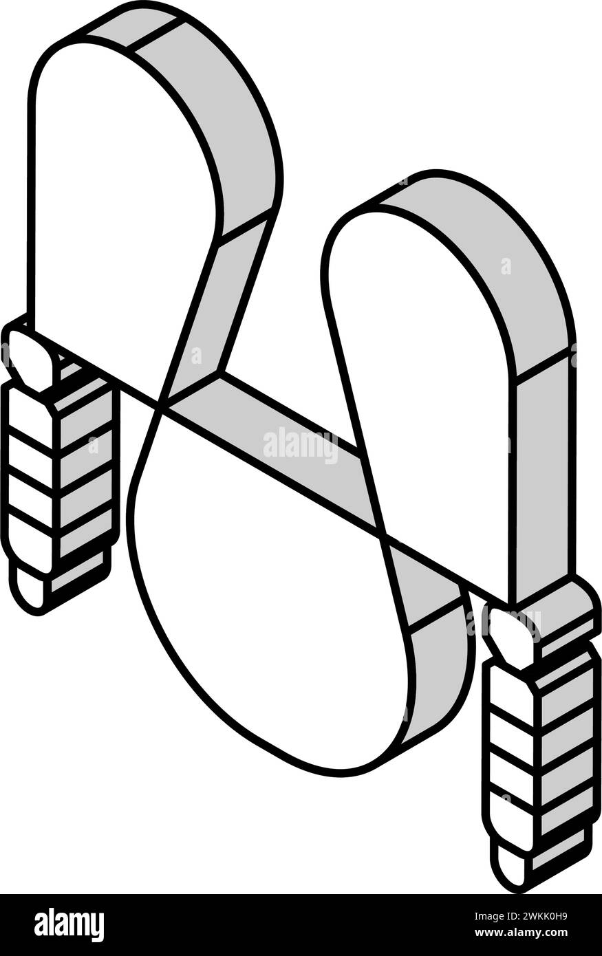 jumping rope child fun isometric icon vector illustration Stock Vector ...