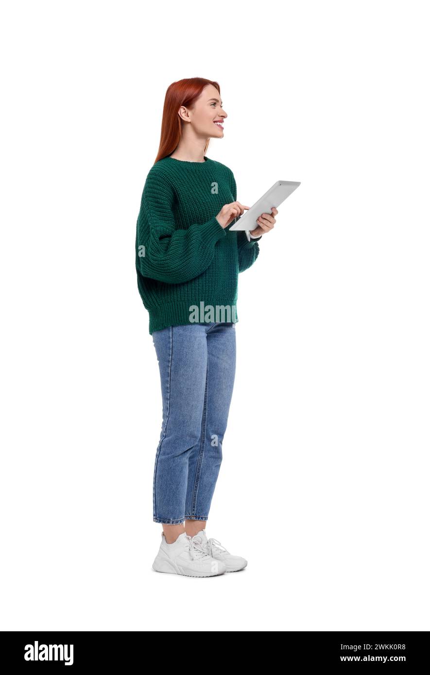 Profile portrait happy web Cut Out Stock Images & Pictures - Alamy