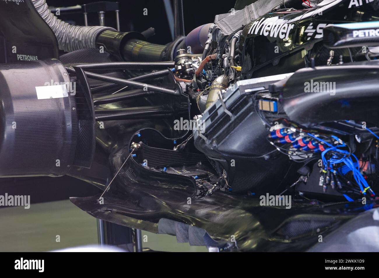 Mercedes AMG F1 Team W15, mechanical detail during the Formula 1 Aramco ...