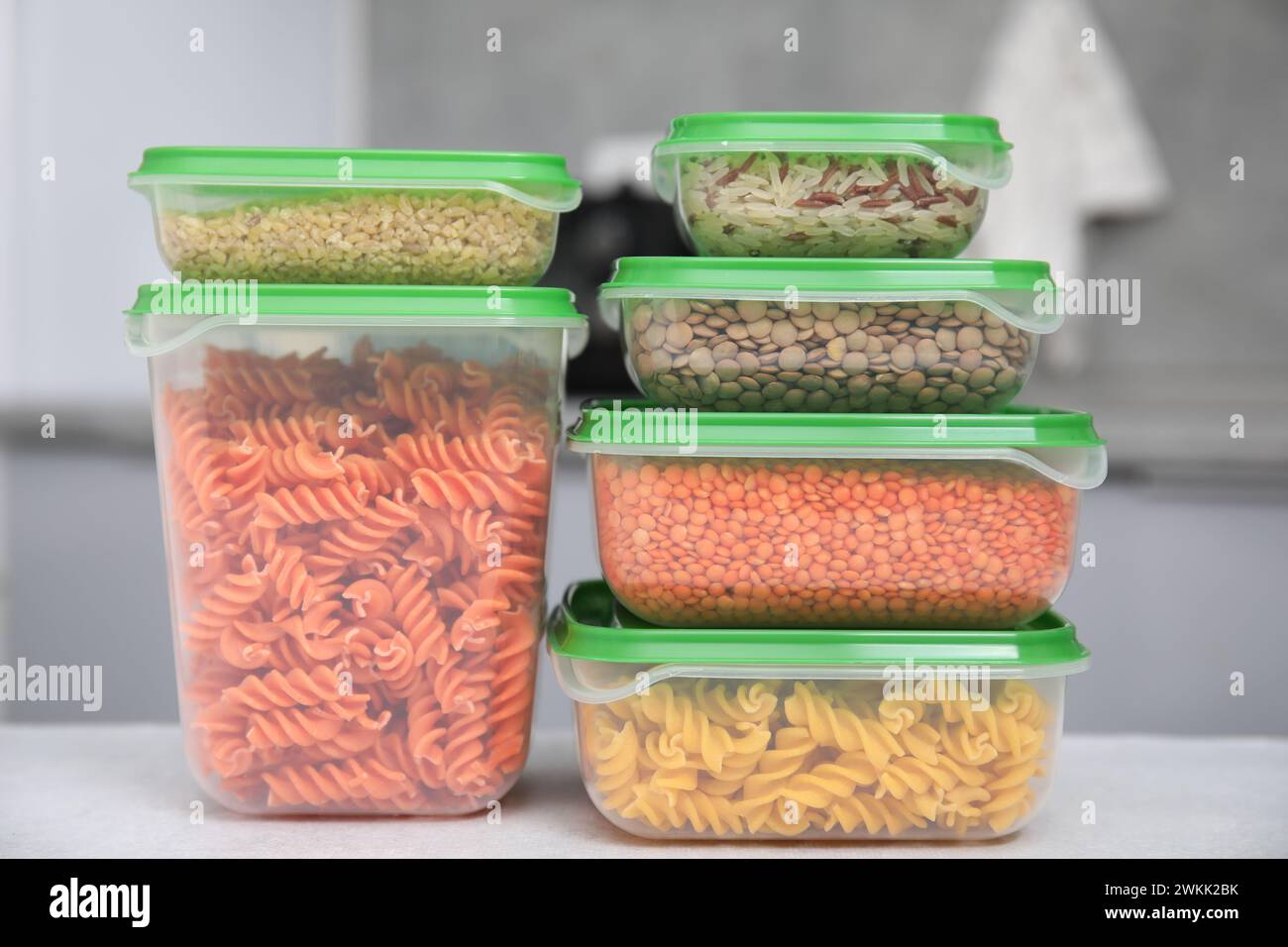 Light food products packaging hi-res stock photography and images - Alamy