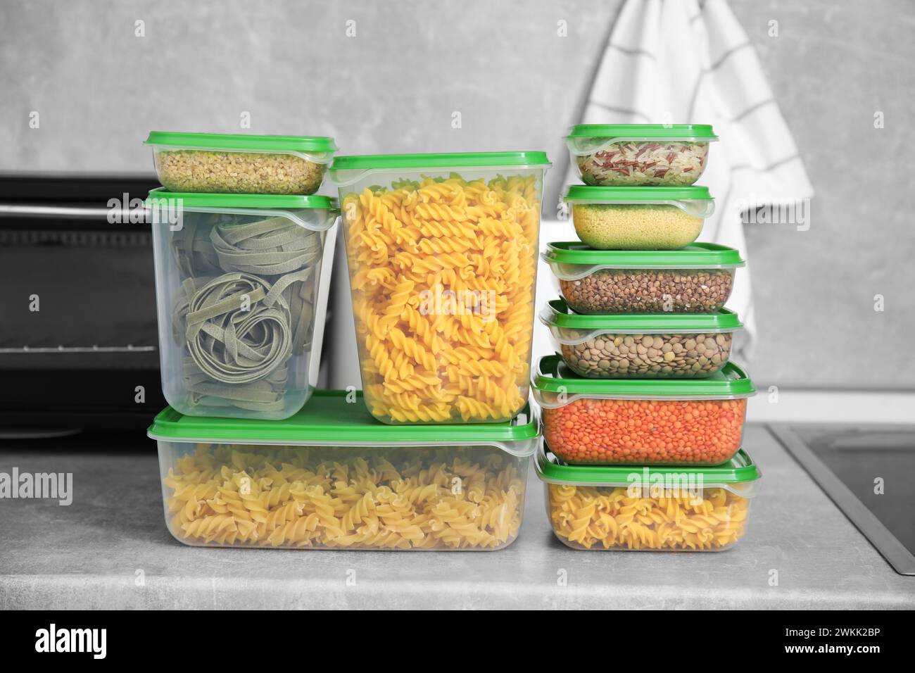 Light food products packaging hi-res stock photography and images - Alamy