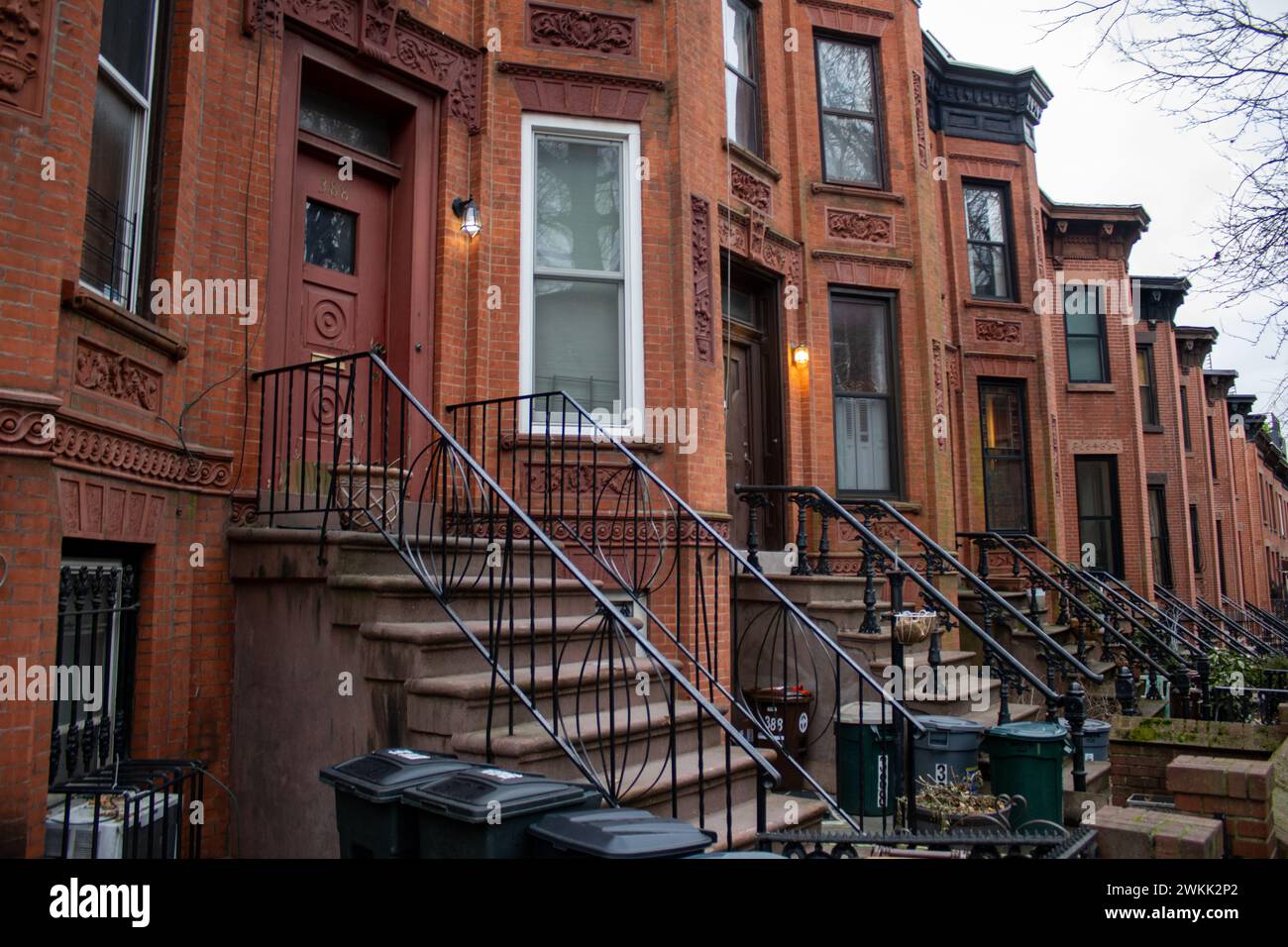 The traditional red brick buildings in New York, USA Stock Photo - Alamy