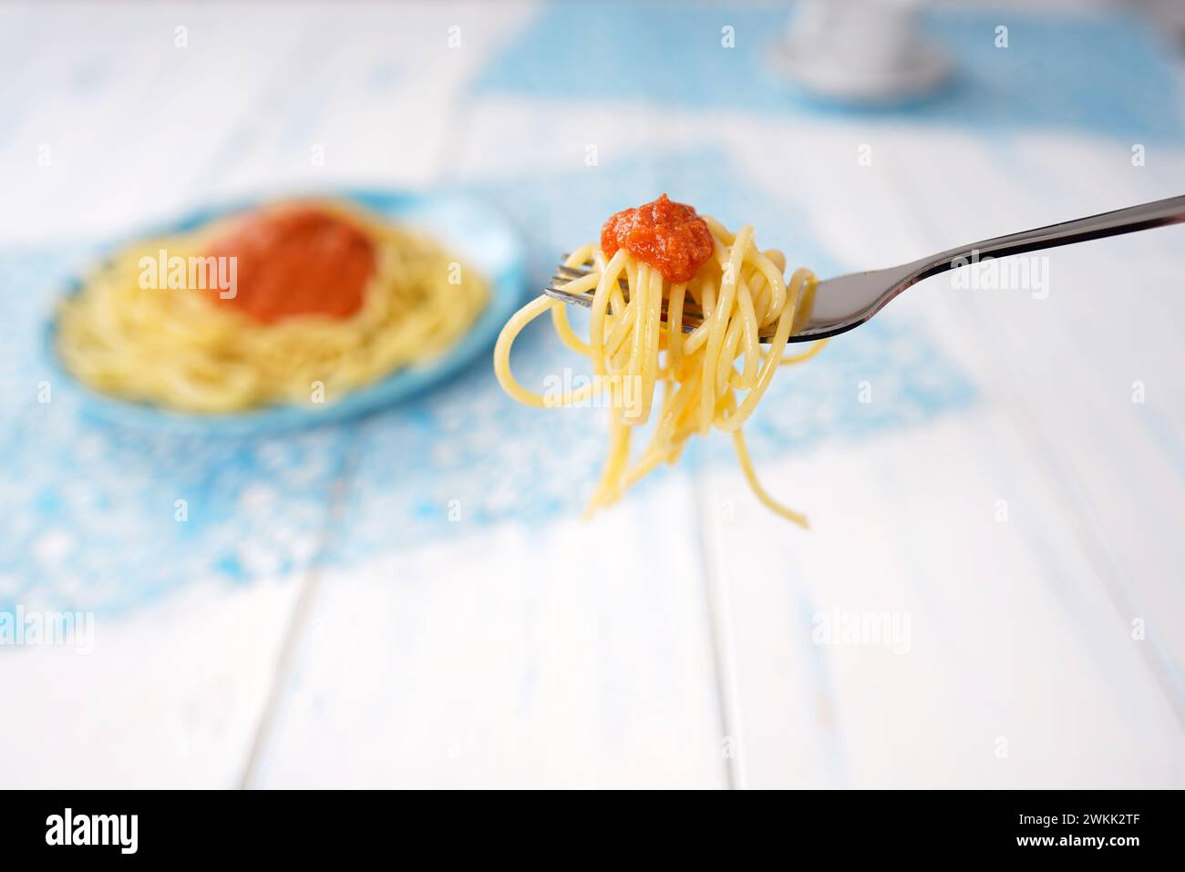 Spaghetti on a fork hi-res stock photography and images - Alamy