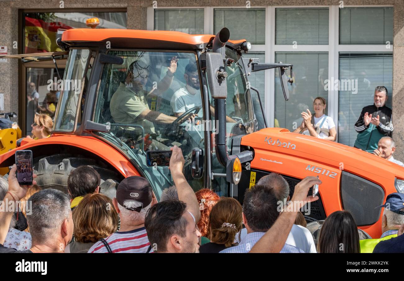 Gran Canaria, Canary Islands, Spain, 21st February 2024. A convoy of ...