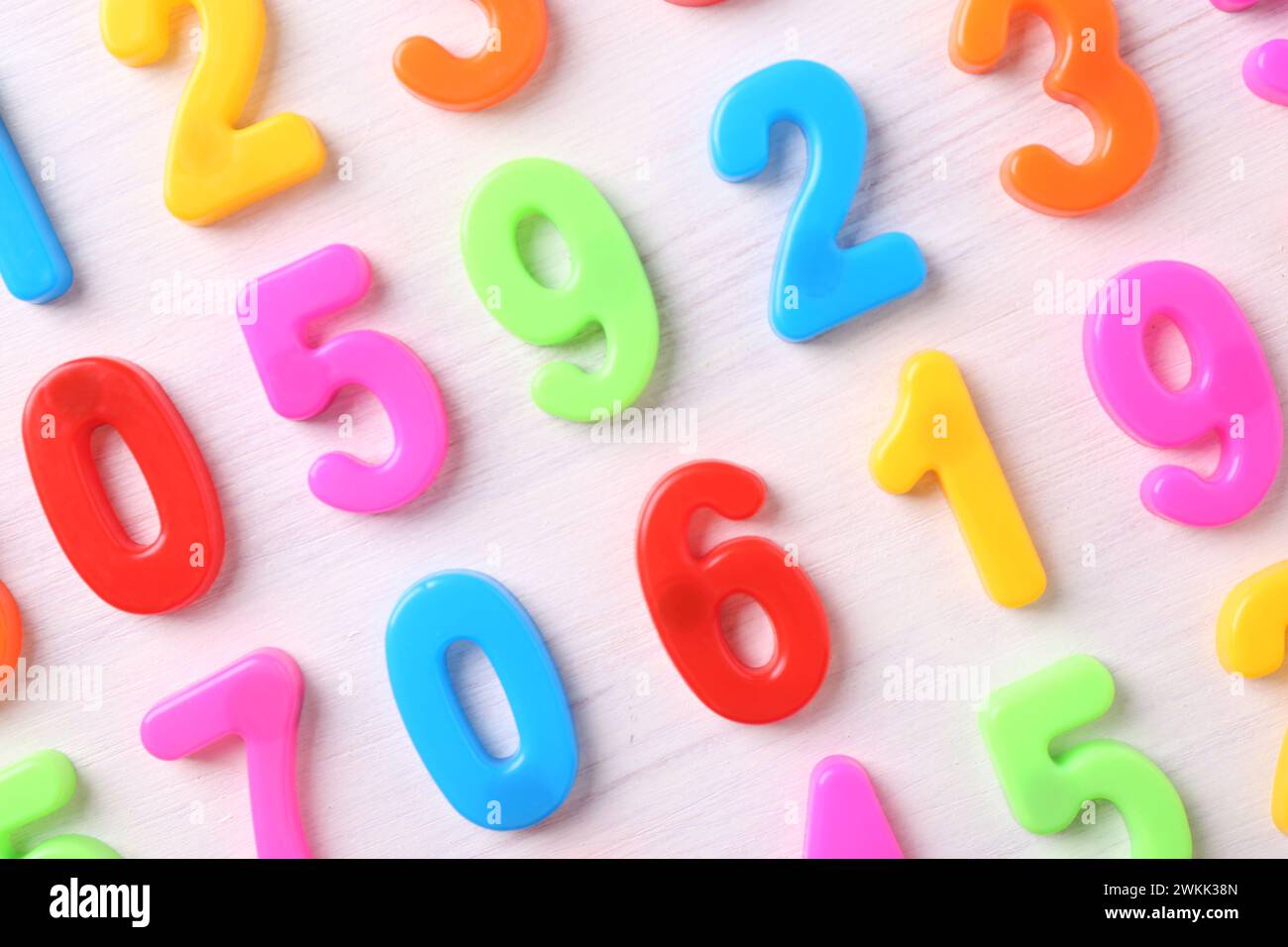 Many different wooden numbers hi-res stock photography and images - Alamy