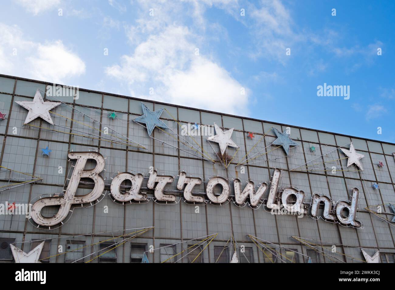Barrlowland sign hi-res stock photography and images - Alamy