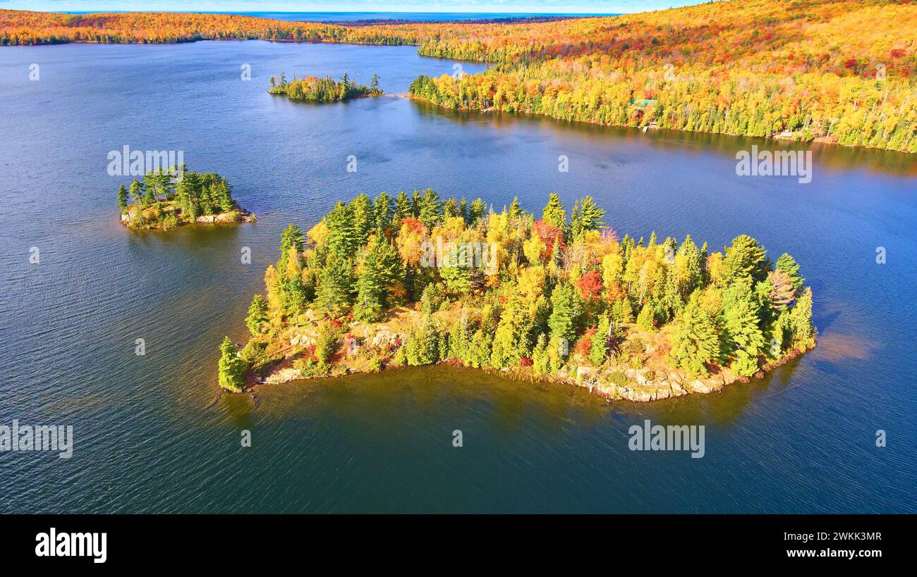 Aerial island michigan hi-res stock photography and images - Alamy