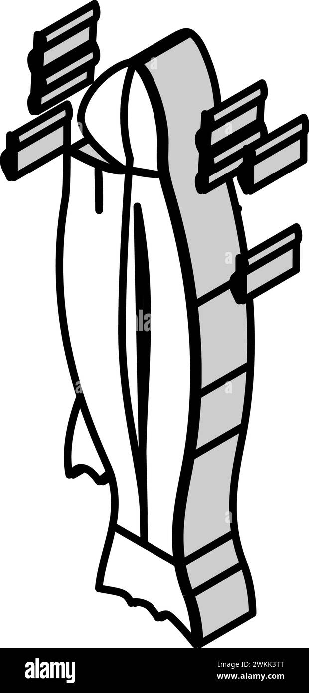 fish smoked isometric icon vector illustration Stock Vector Image & Art ...