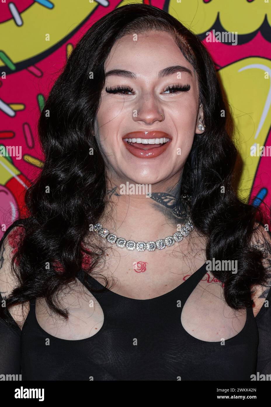 HOLLYWOOD, LOS ANGELES, CALIFORNIA, USA - FEBRUARY 20: Bhad Bhabie ...