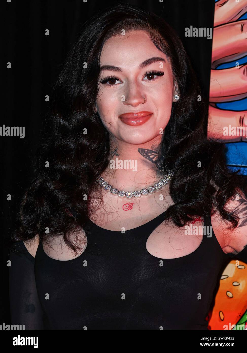 HOLLYWOOD, LOS ANGELES, CALIFORNIA, USA - FEBRUARY 20: Bhad Bhabie ...