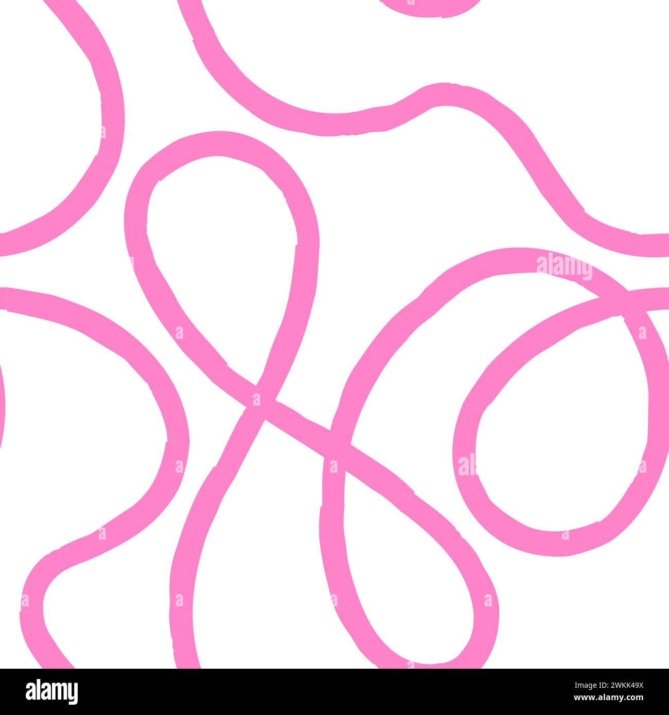 seamless pattern with Brush, marker chalk crayon drawn bold doodle ...
