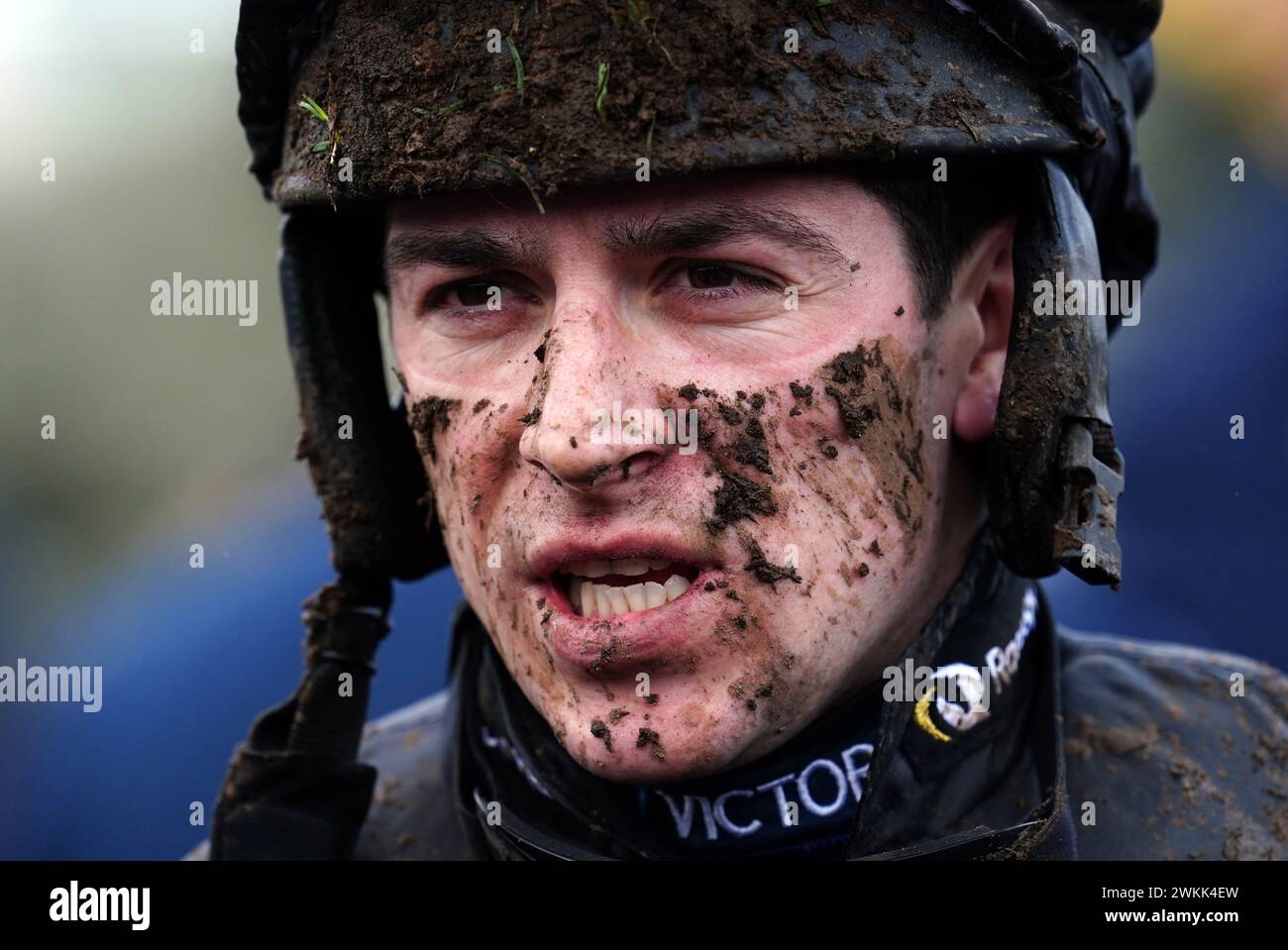 Gavin Sheehan reacts after placing third in the Suzuki ATV UK "King ...