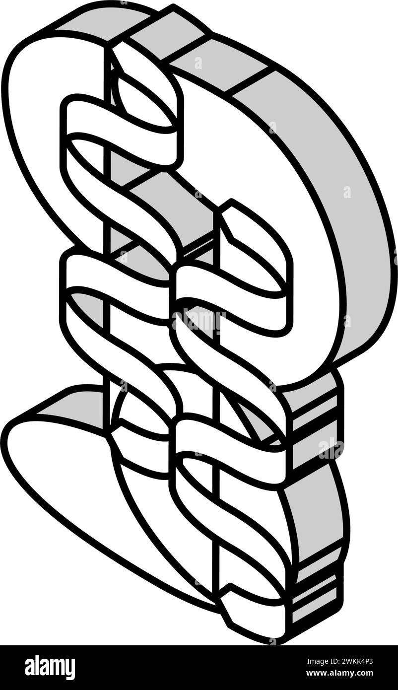 protein folding biochemistry isometric icon vector illustration Stock ...