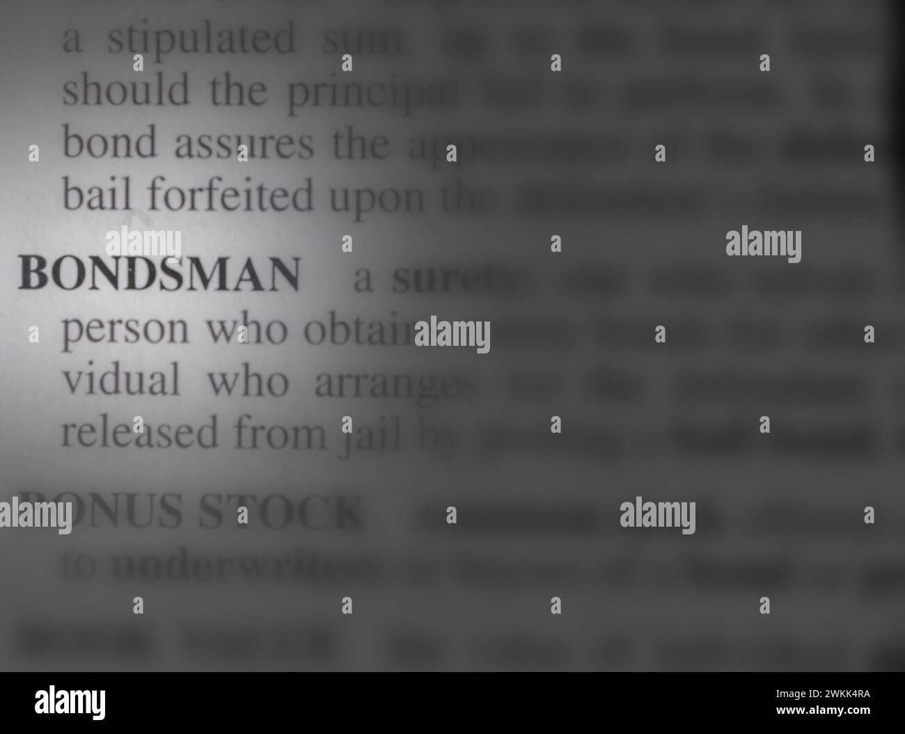 Bondsman hi-res stock photography and images - Alamy