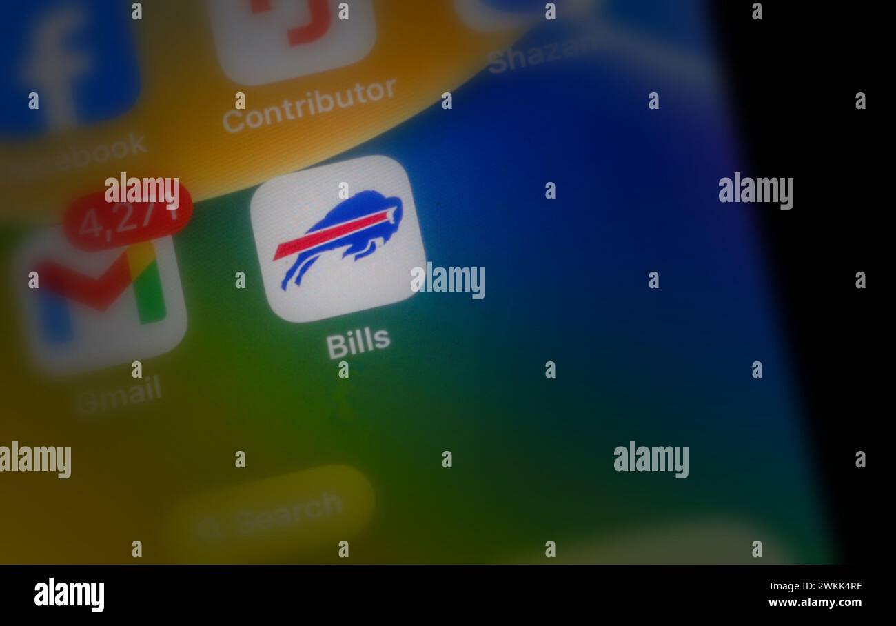 Buffalo bills american football hi-res stock photography and images - Alamy