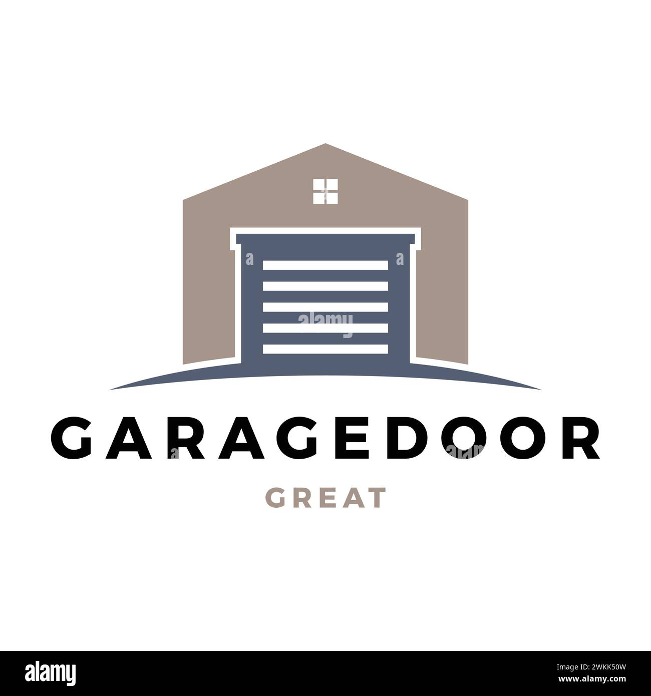 Garage Door Icon Logo Design Template Stock Vector Image & Art - Alamy