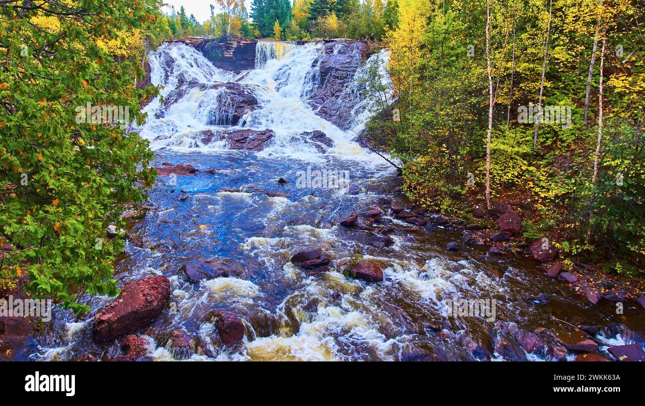 Aerial of river in michigan hi-res stock photography and images - Alamy