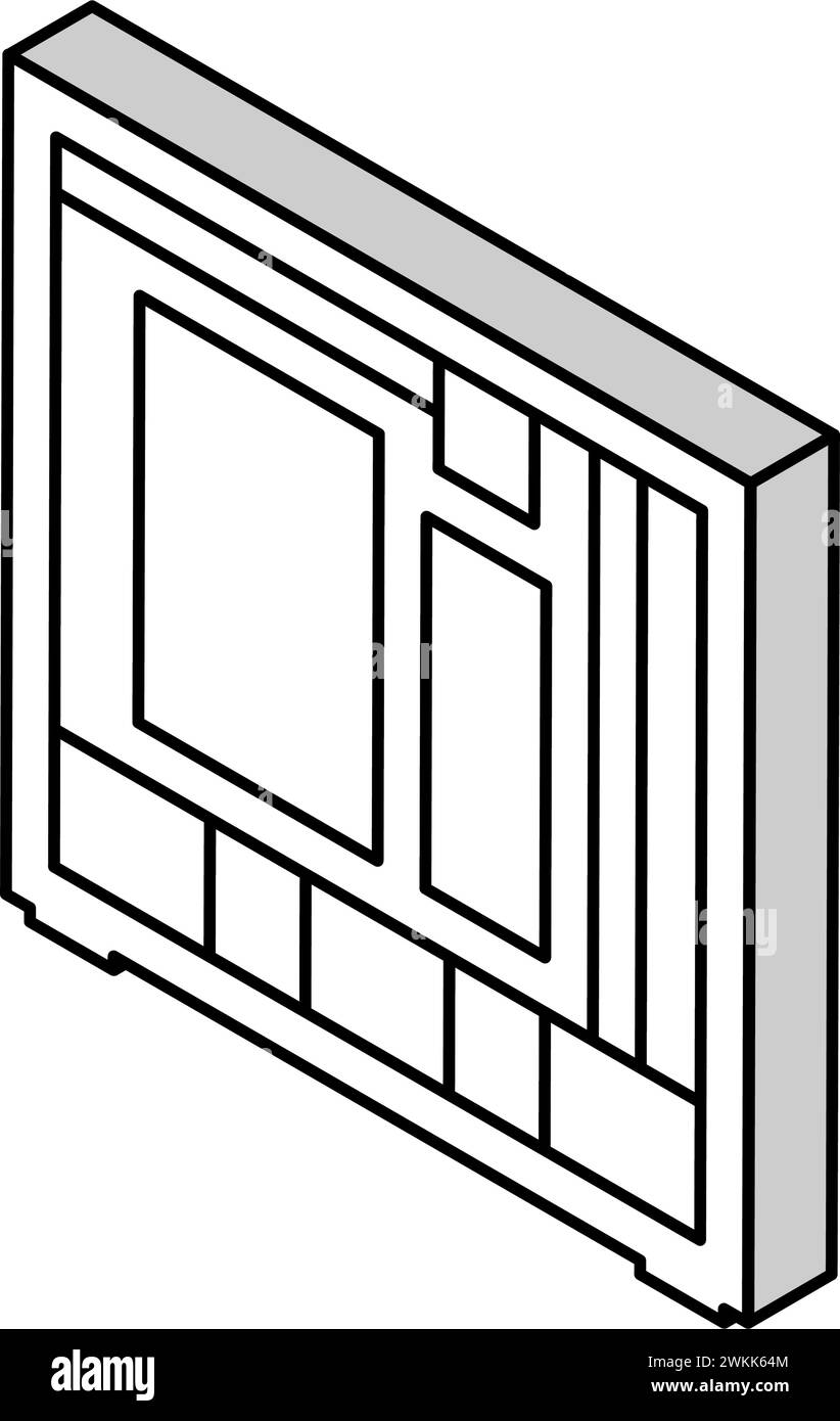 computer case gaming pc isometric icon vector illustration Stock Vector ...