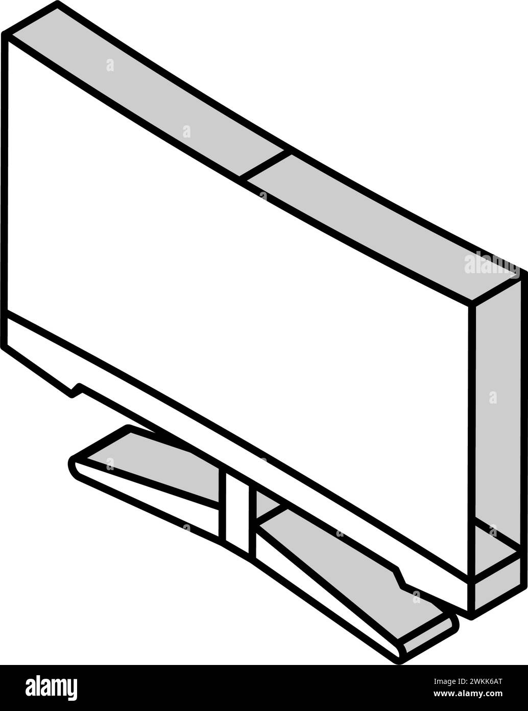 monitor gaming pc isometric icon vector illustration Stock Vector Image ...