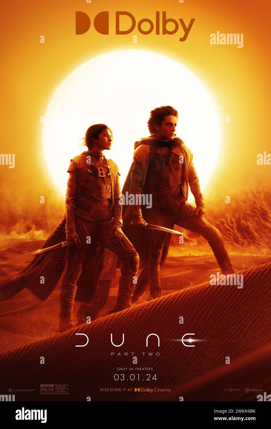DUNE: PART TWO, (aka DUNE: PART 2, aka DUNE 2), US Dolby Cinema poster ...