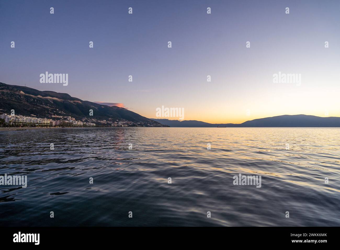 Ionian Coast ioanian coast vlora albania Stock Photo - Alamy