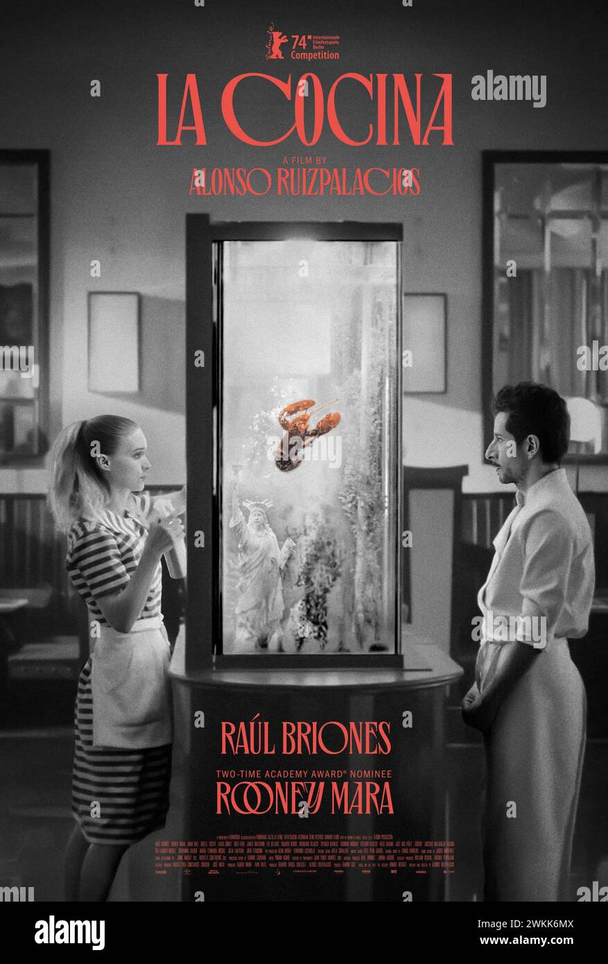 LA COCINA, poster, from left: Rooney Mara, Raul Briones, 2024. HanWay ...