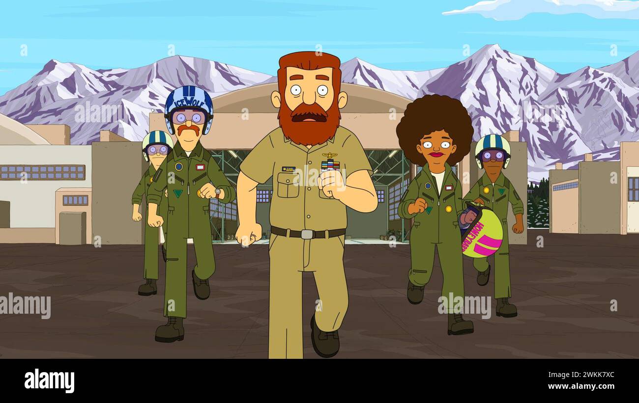 THE GREAT NORTH, from left: Wolf Tobin (voice: Will Forte), Beef Tobin ...