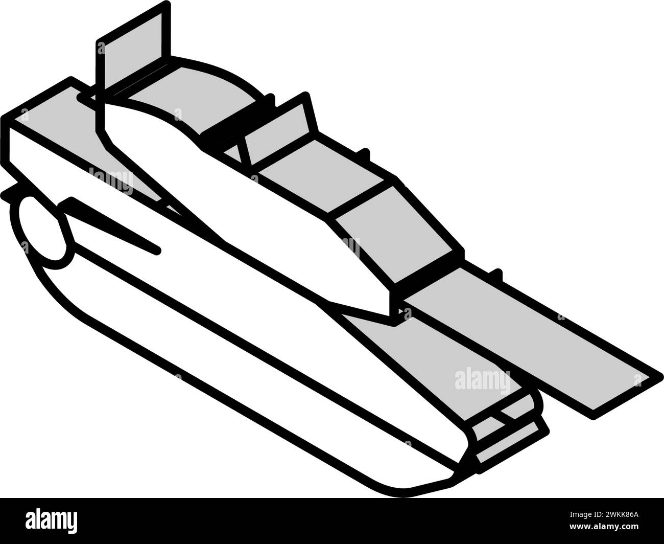 tank weapon war isometric icon vector illustration Stock Vector Image ...