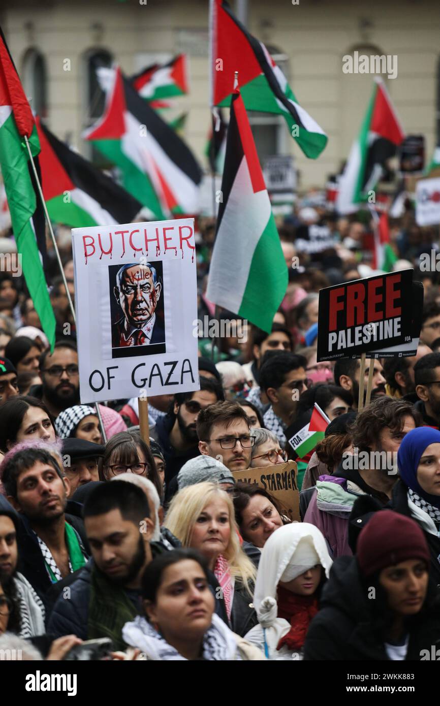 People gathered at a rally near the Israeli embassy after hundreds of ...