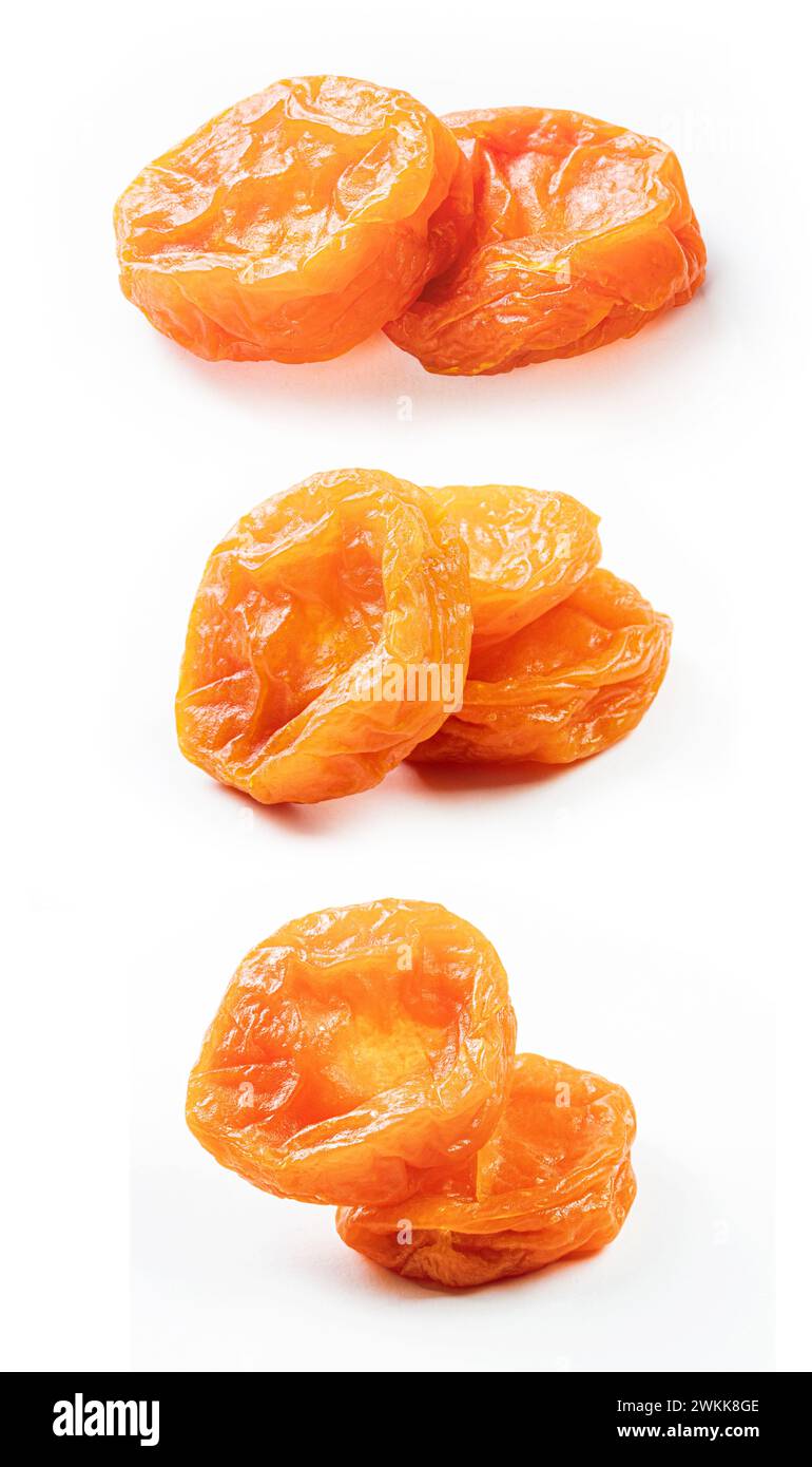 Dried fruits isolated white background Stock Photo - Alamy