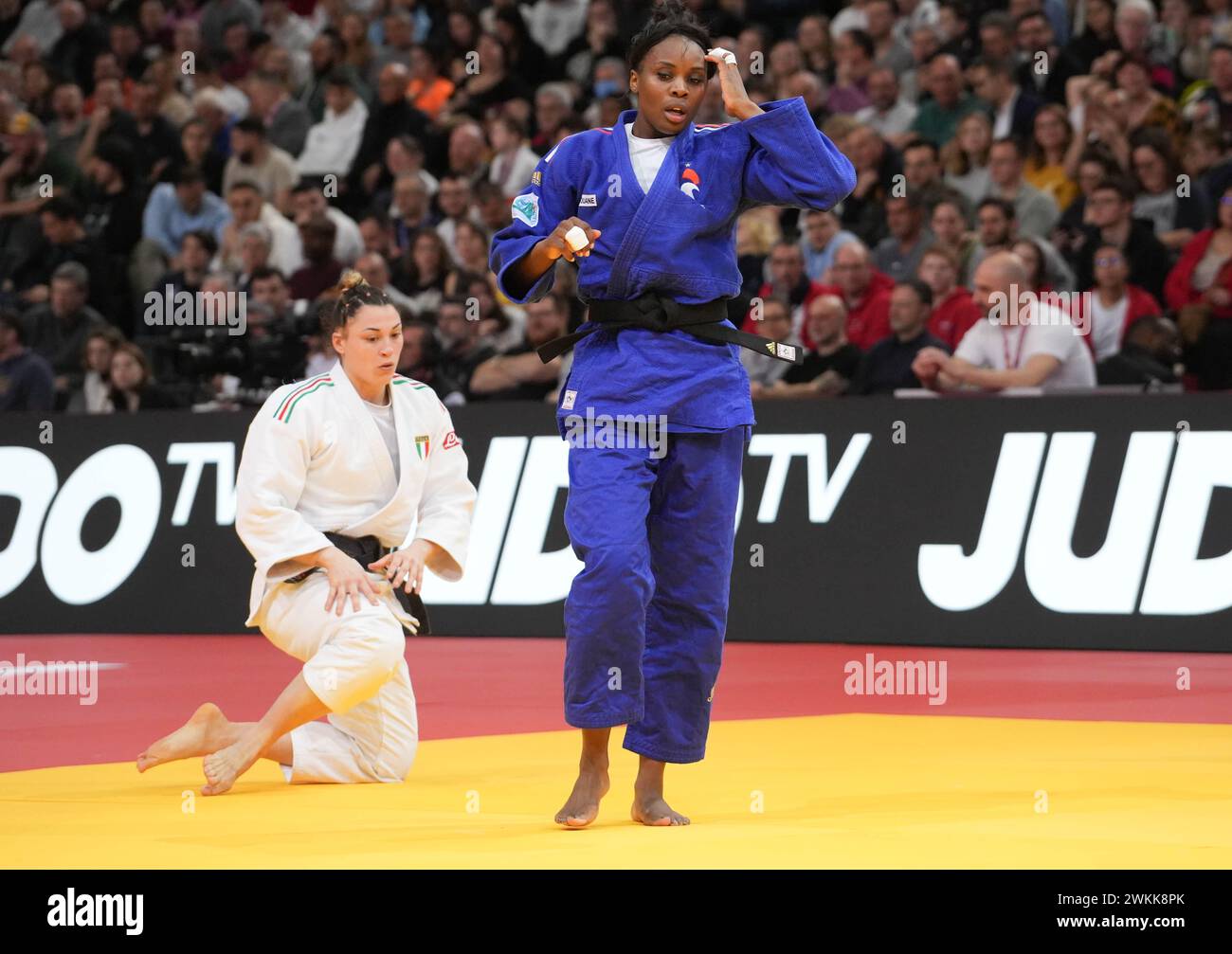 MALONGA MADELEINE of FRANCE OF BELLANDI ALICE OF ITALY during the Paris ...